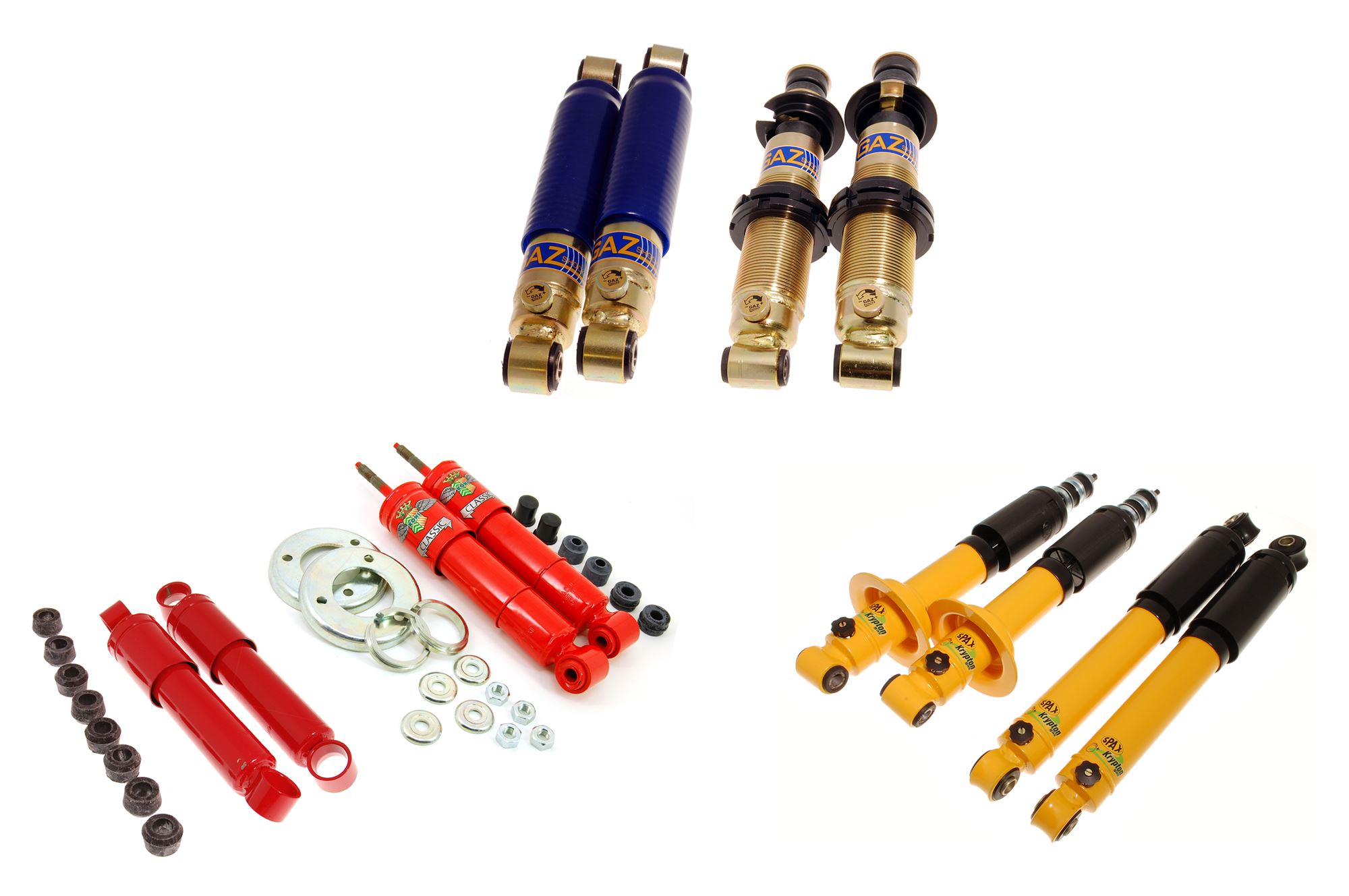 Triumph GT6 Uprated Shock Absorber Packages | Rimmer Bros
