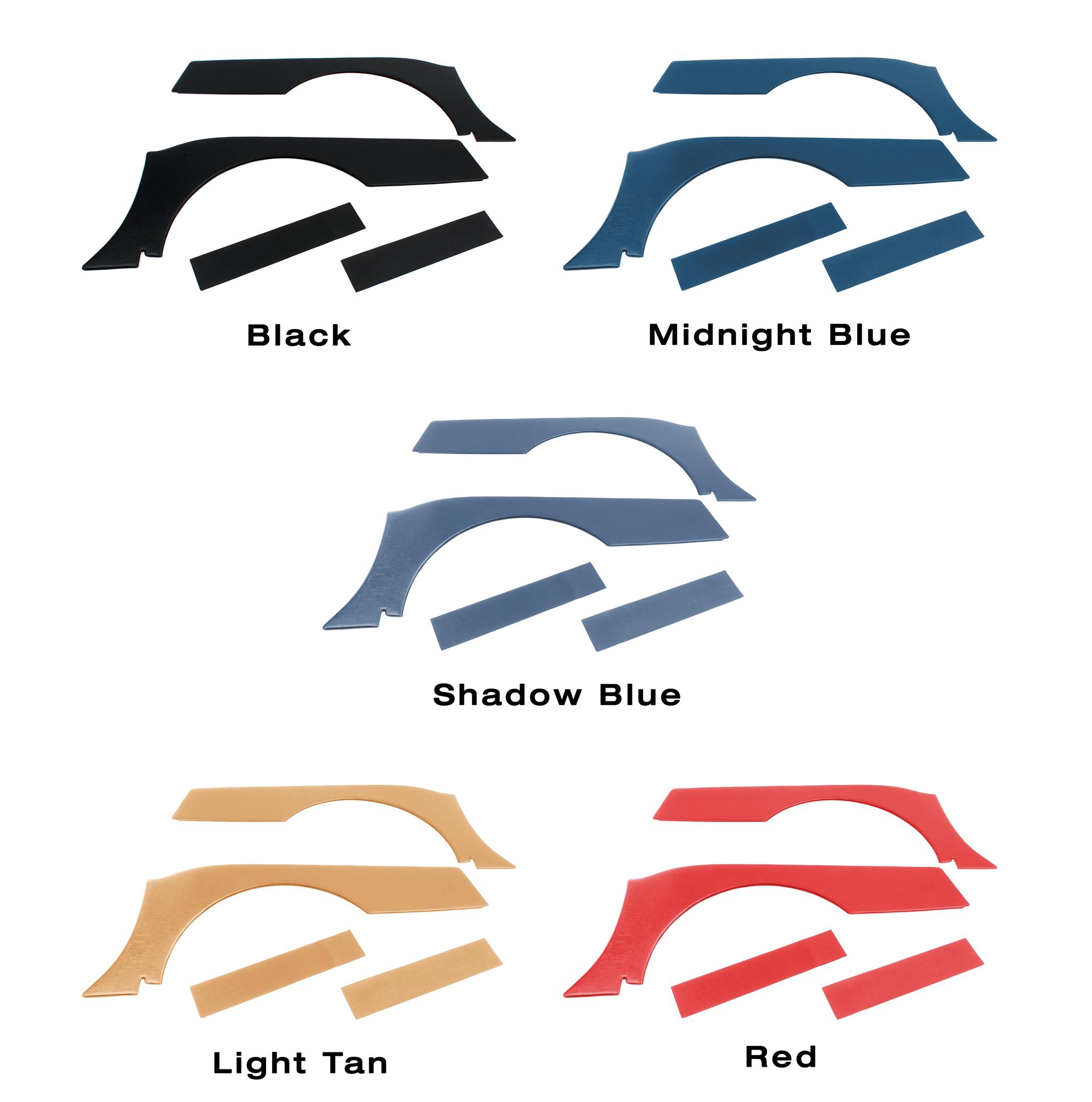 Rear 1/4 and Wheel Arch Trim Panels - Mk1 and Mk2