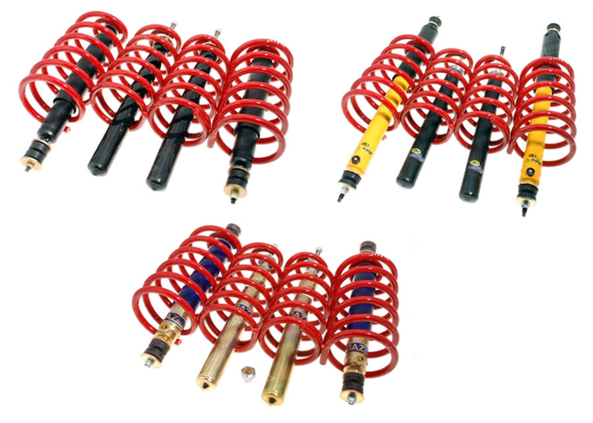 Insert and Shock Absorber Kits with Uprated Springs