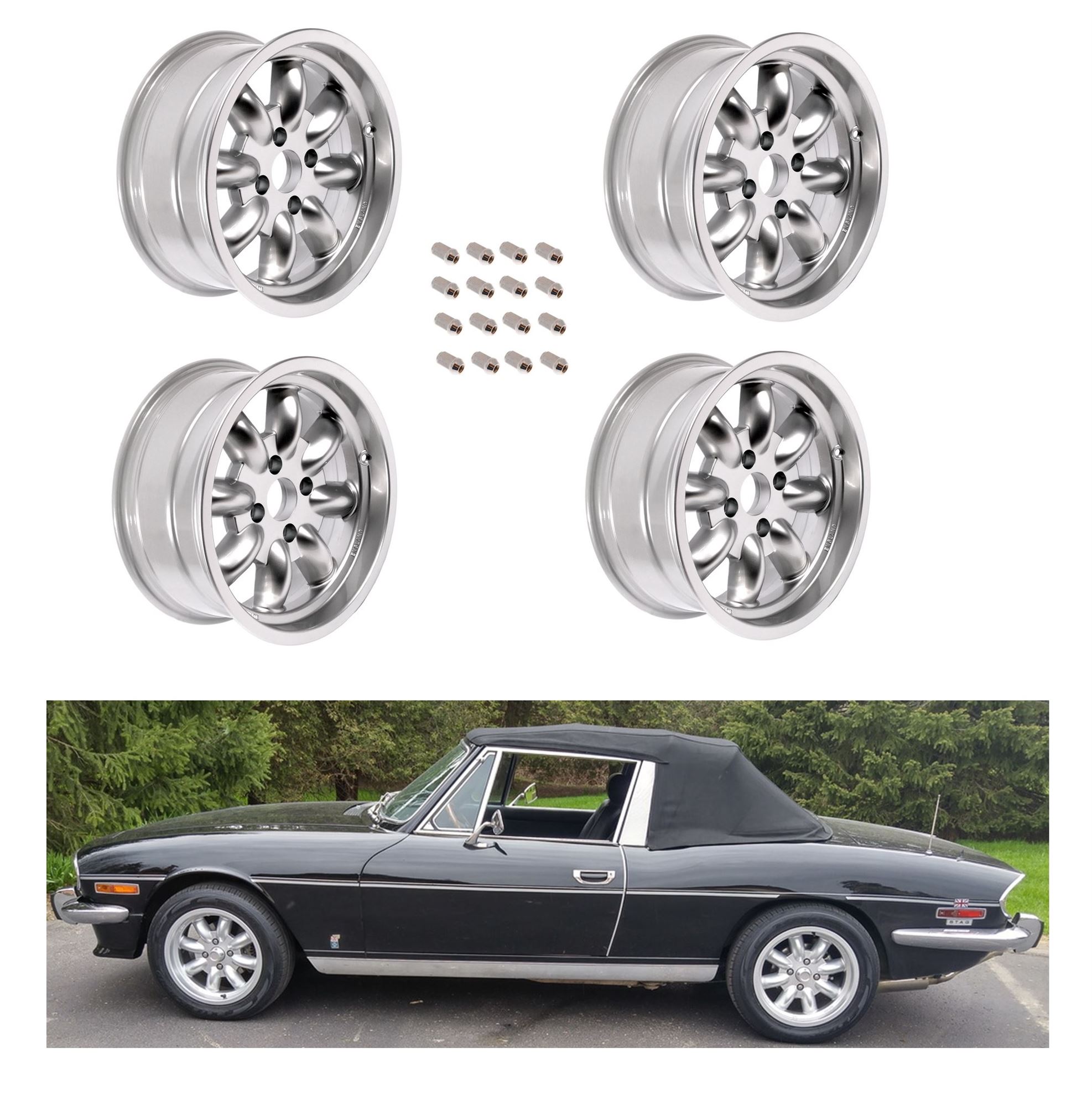 16 Inch Minilite Alloy (Aluminium) Road Wheels