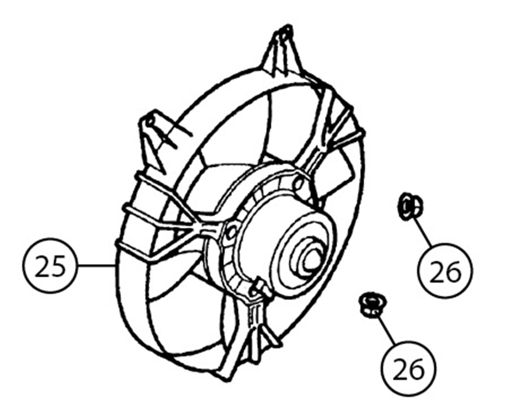 MGF and MG TF Radiator Cooling Fan | Rimmer Bros