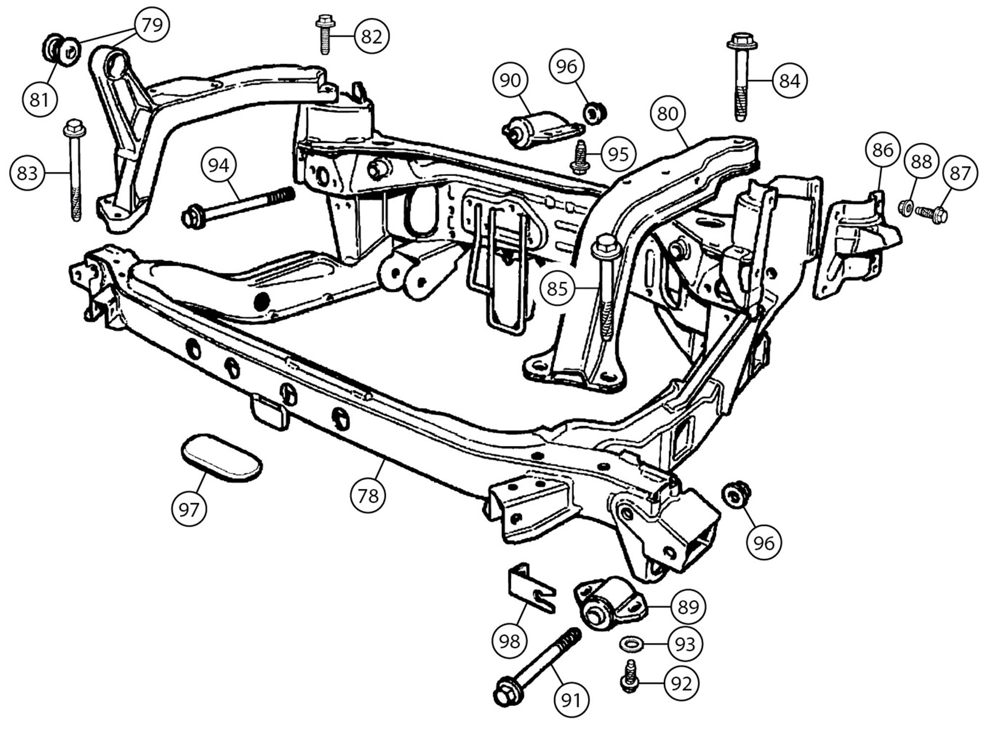 MGF Rear Subframe | Rimmer Bros