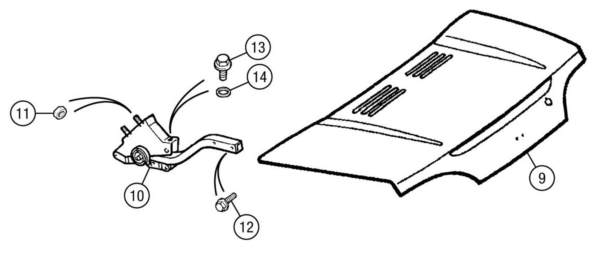 MGF and MG TF Boot Lid/Engine Cover | Rimmer Bros