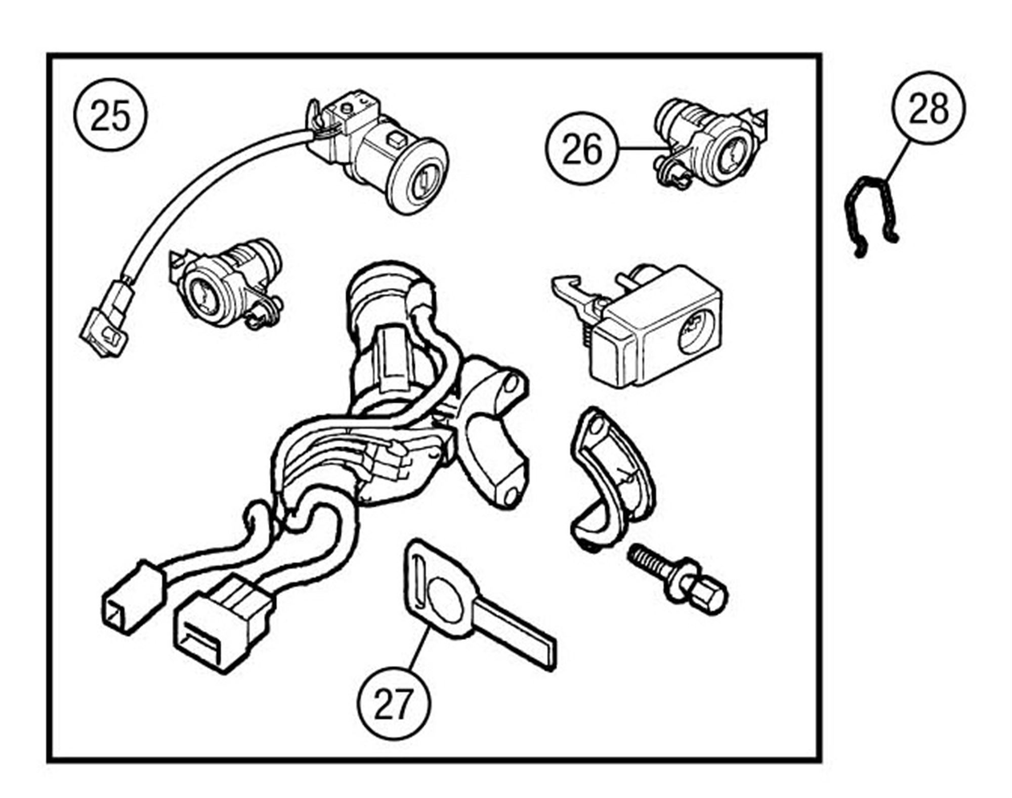 MGF and MG TF Lock Sets and Door Locks | Rimmer Bros