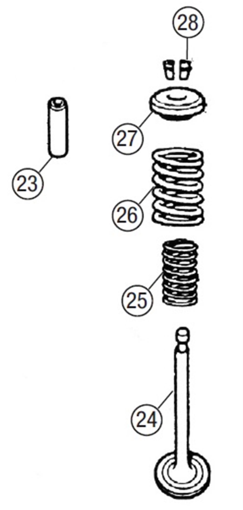 MGB Valves & Valve Springs - V8 | Rimmer Bros
