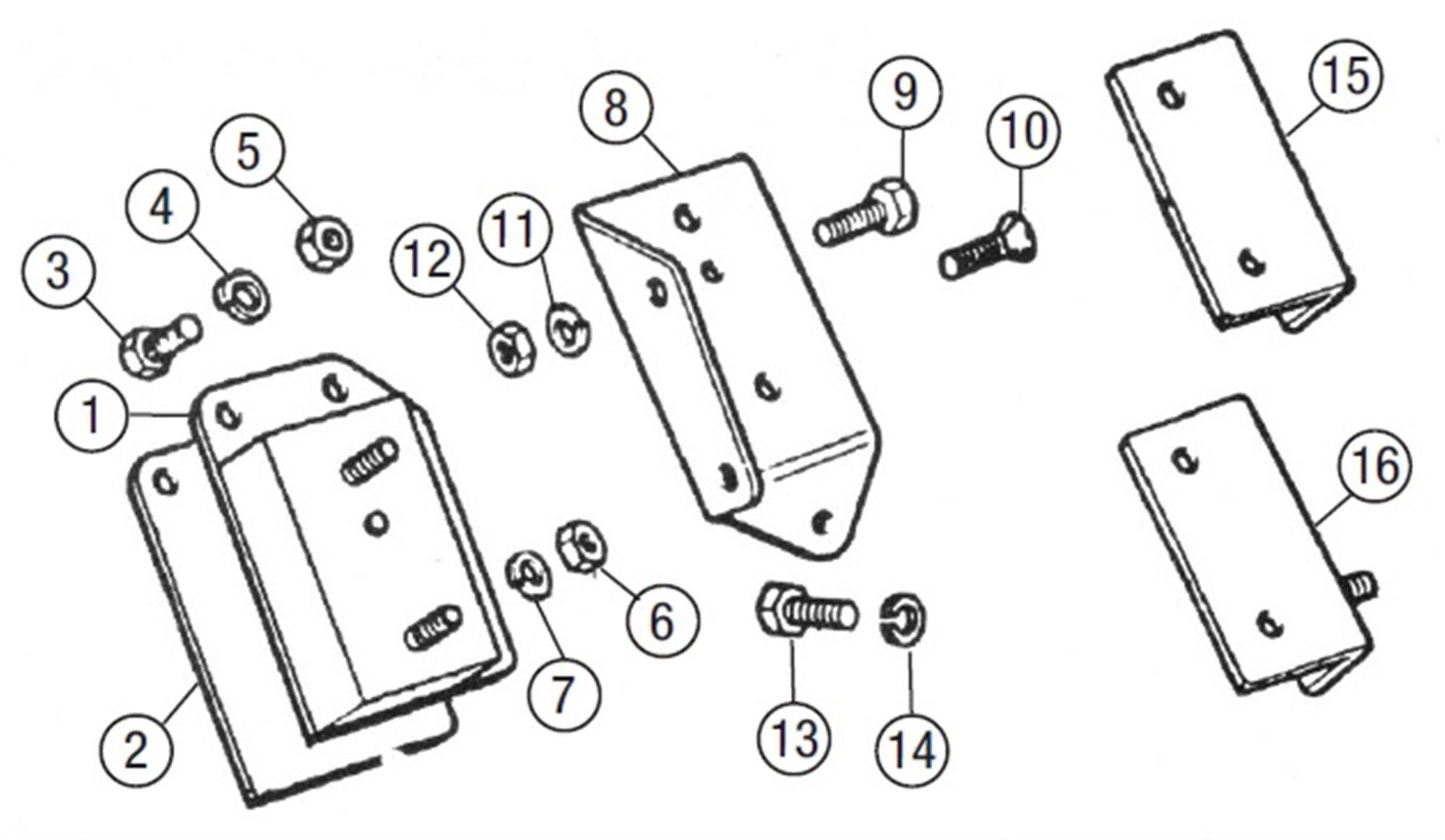 MGB Engine Mountings - 4 Cylinder Chrome Bumper Models