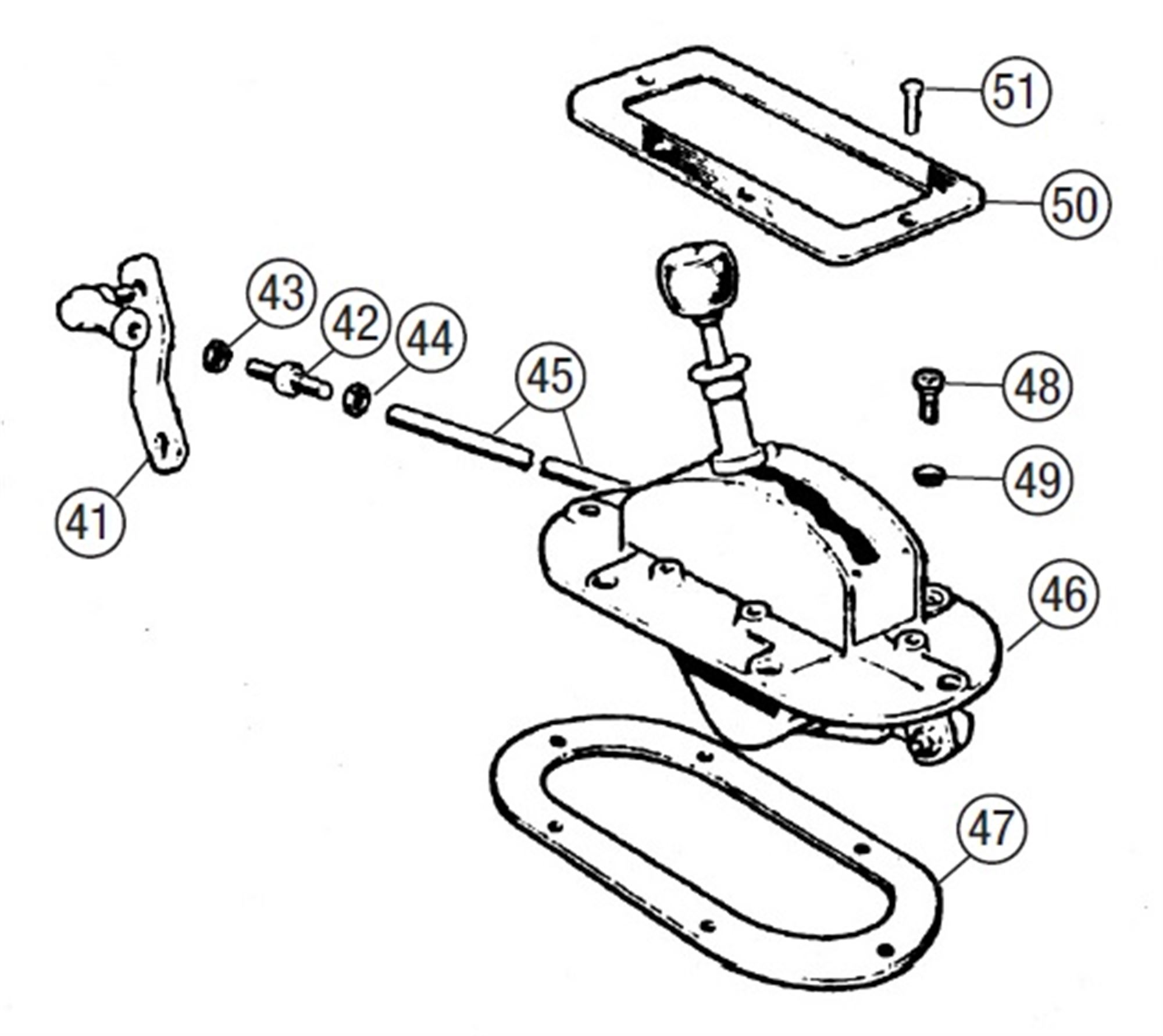 MGB Automatic Gearbox Selector Mechanism | Rimmer Bros