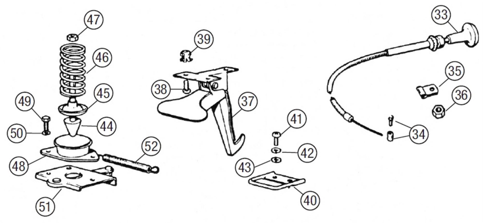 MGB Bonnet Lock & Safety Catch - Roadster & GT | Rimmer Bros