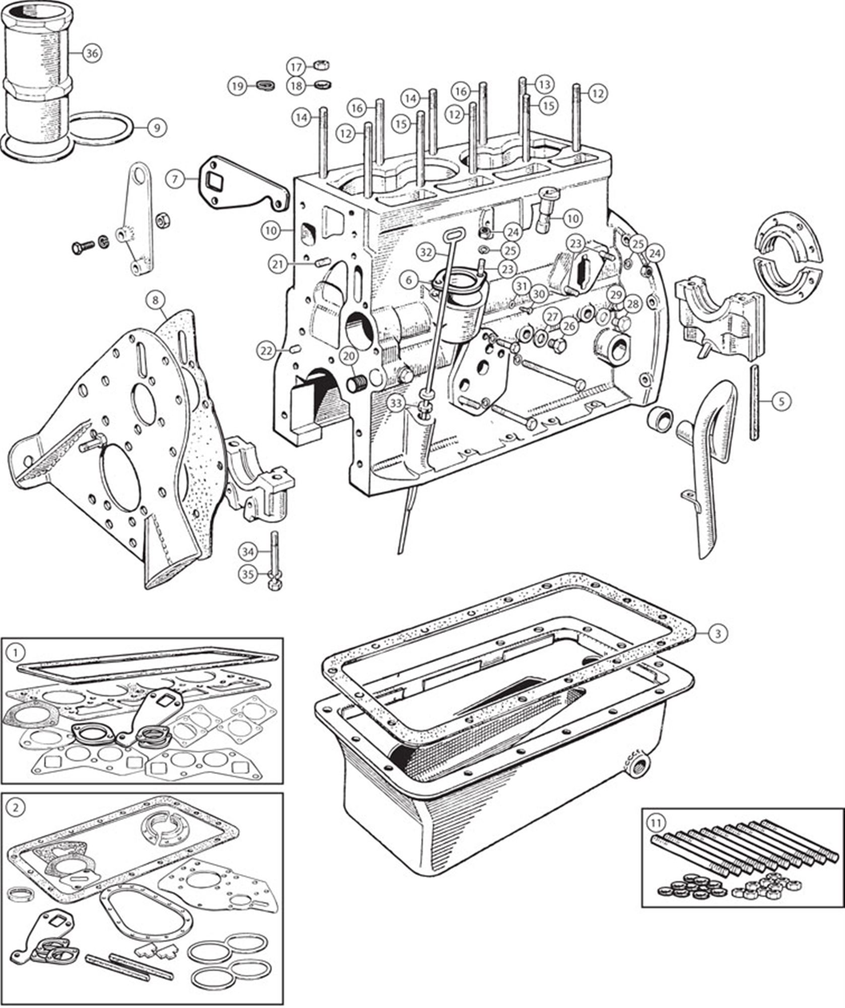 Gasket Sets and External Engine Components - 4 Cylinder