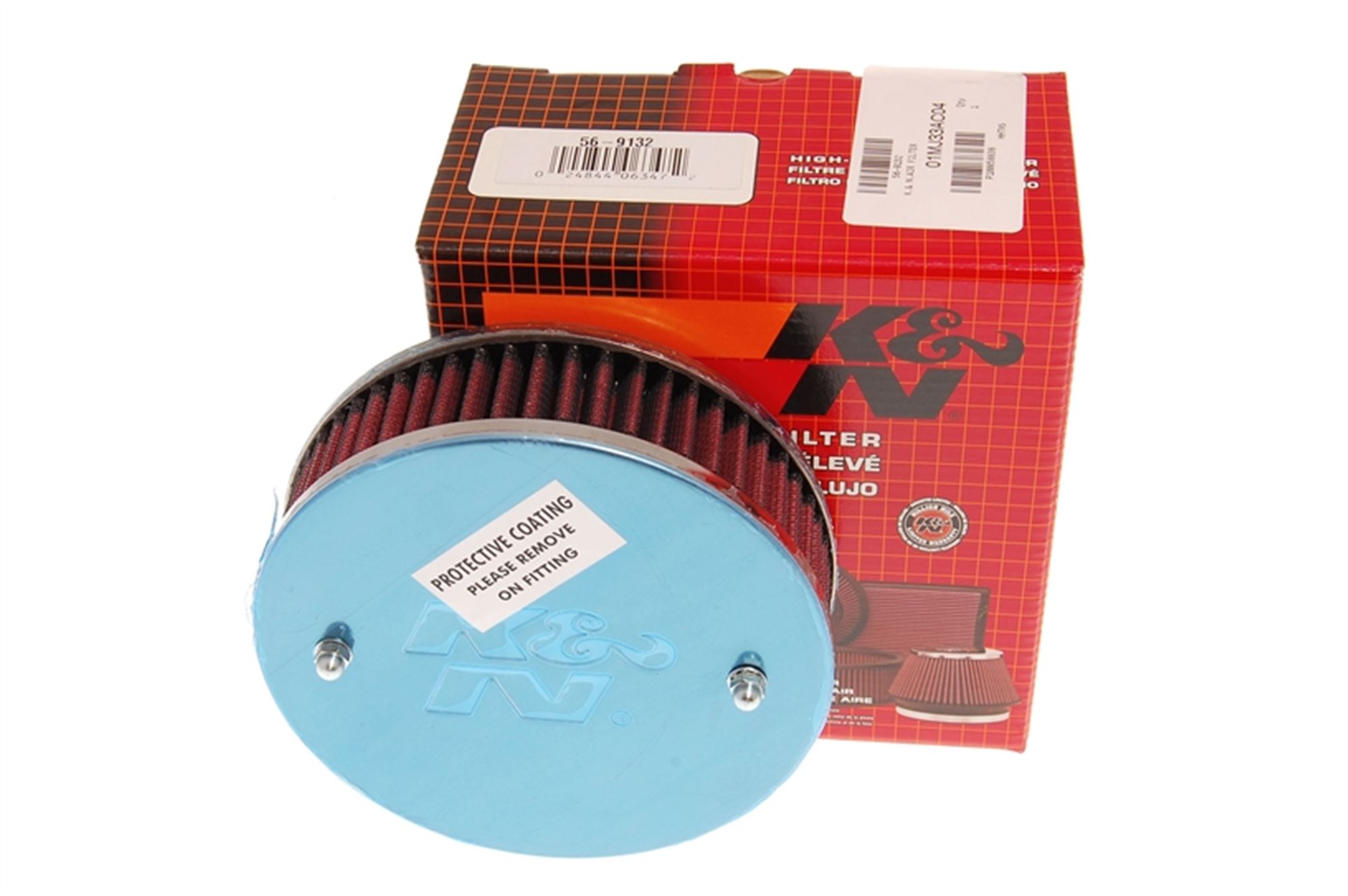K&N Air Cleaners - TR3, TR3A, TR4 with SU H6 Type Carbs
