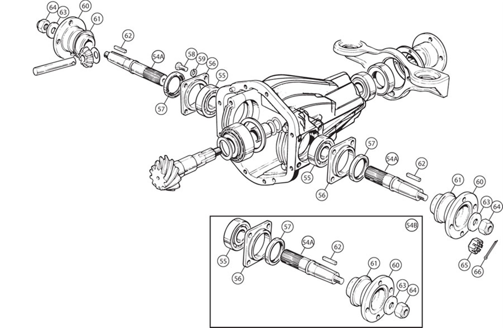Triumph TR4A-5-250 Inner Axle Shaft - IRS | Rimmer Bros