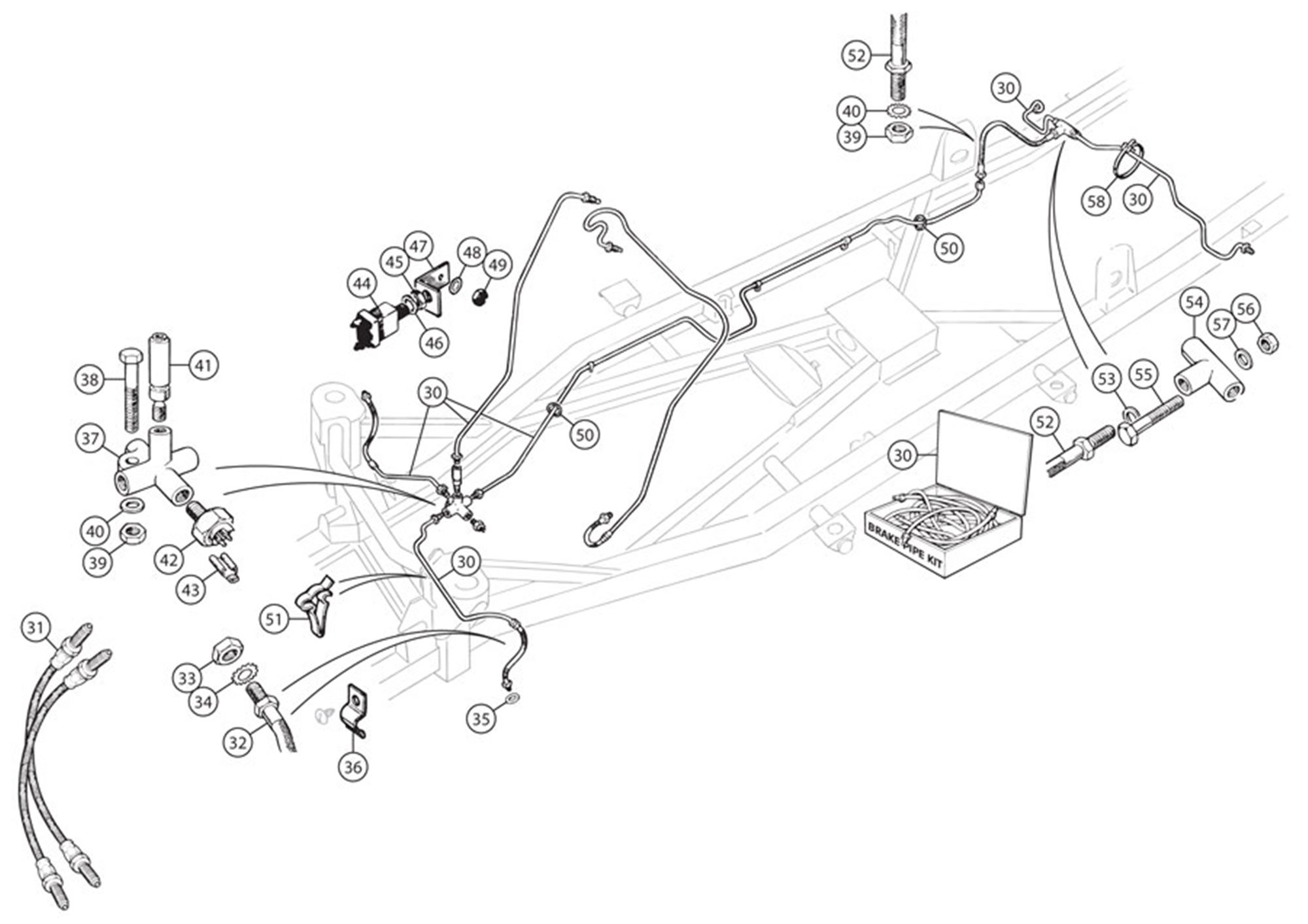 Brake Pipes - Girling System