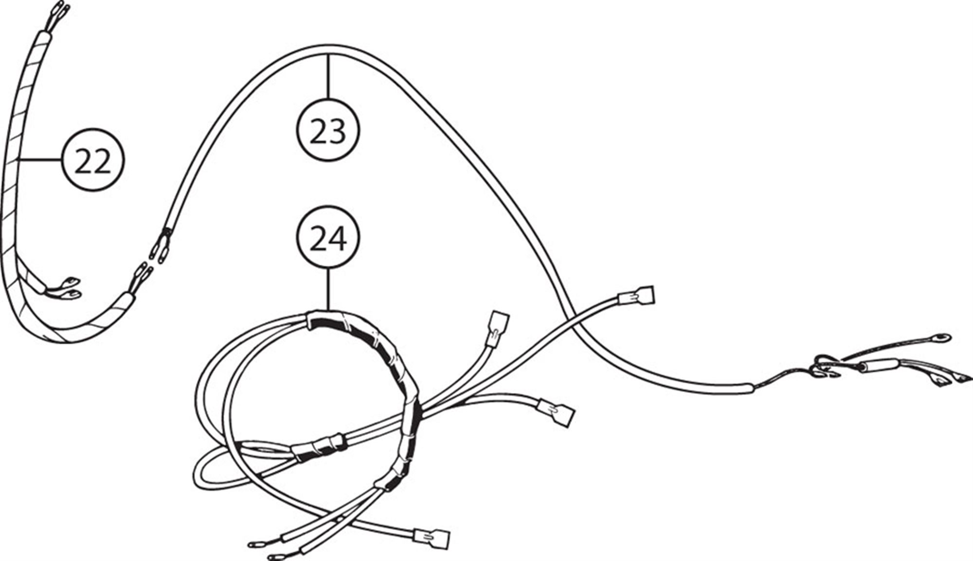 Triumph TR2-5 Gearbox Looms | Rimmer Bros
