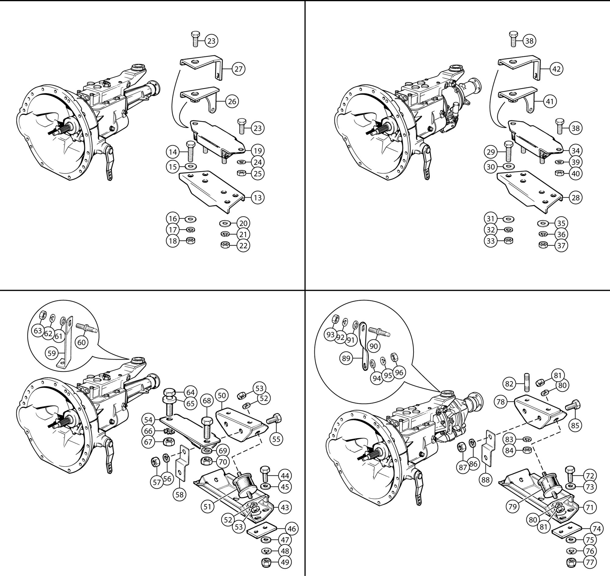 Triumph TR6 Gearbox Mountings | Rimmer Bros