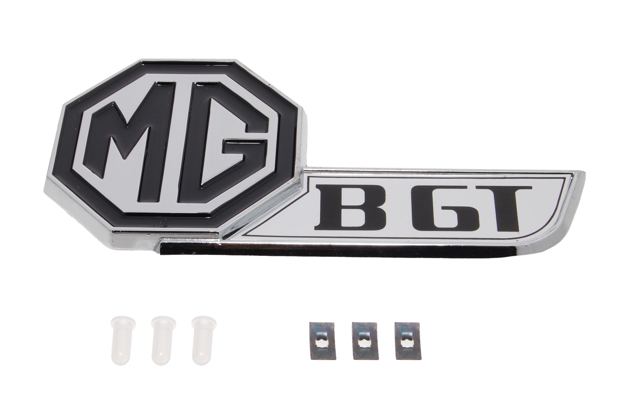 Badge - Tailgate - MG BGT - Silver/Black - HZA5024 | Rimmer Bros