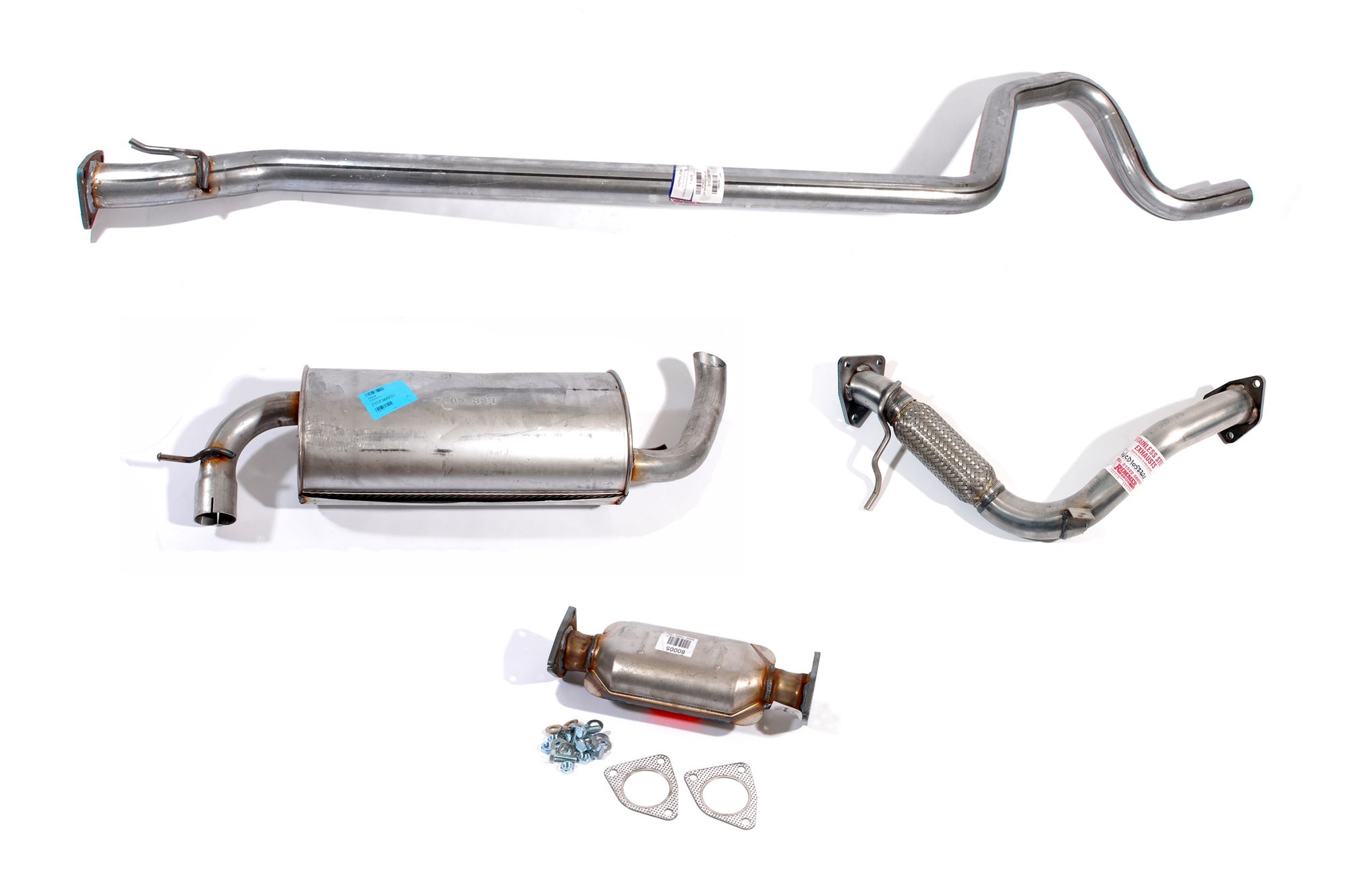 Genuine Land Rover Exhaust System including CAT - LF1005MS