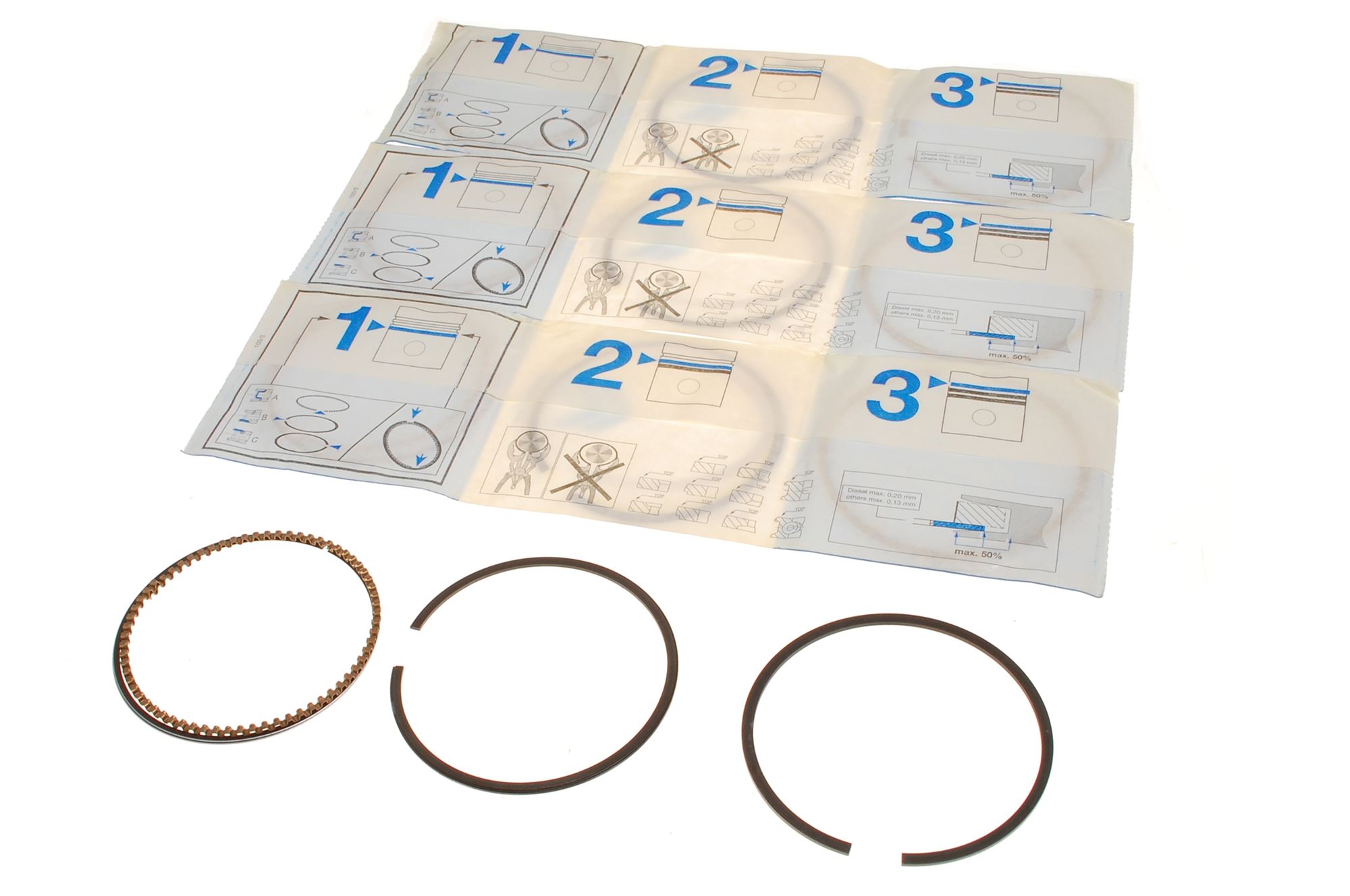 Ring Piston - Full Engine Set - LFP000080 - Genuine MG Rover | Rimmer Bros