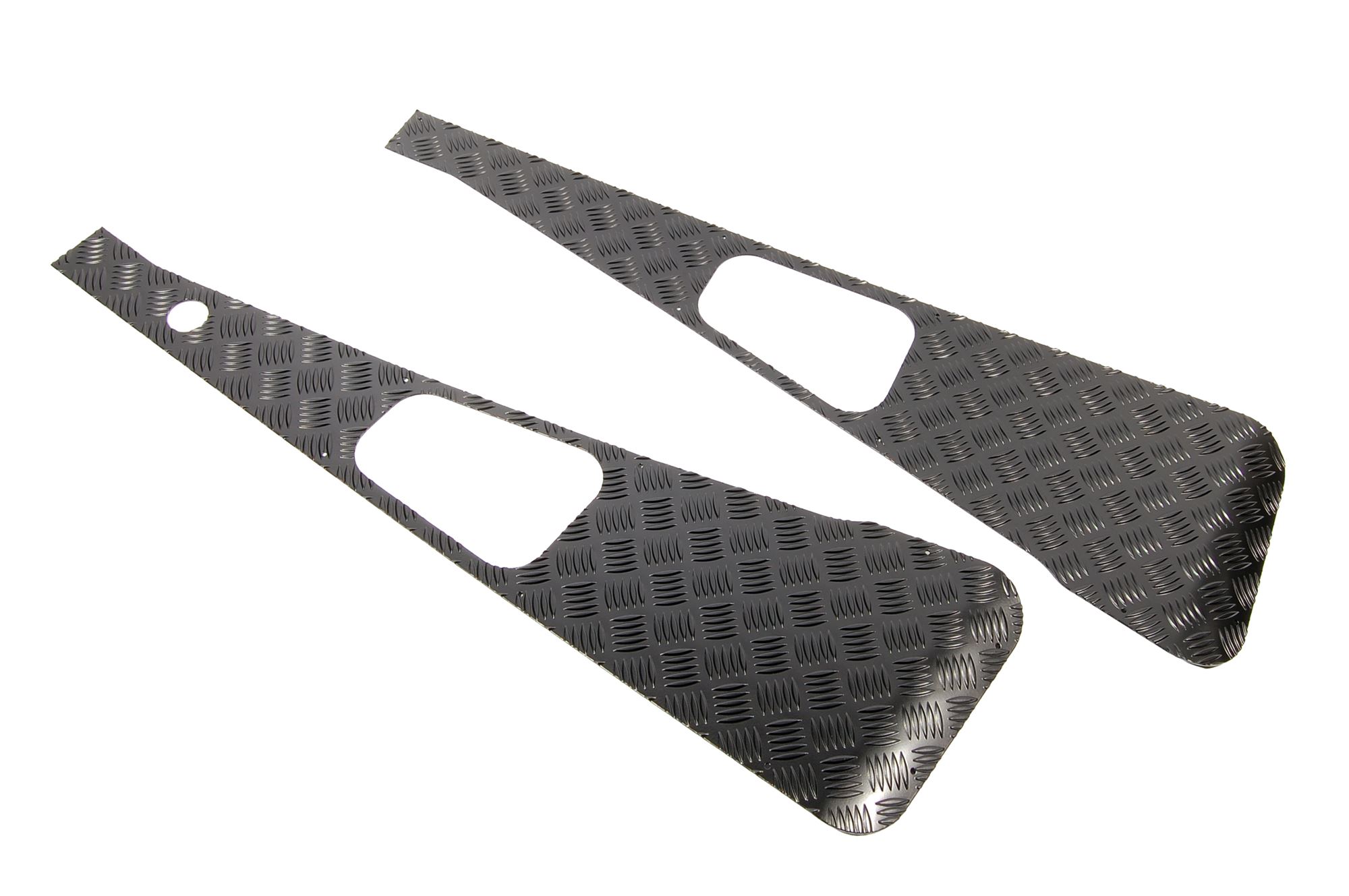 Chequer Plate Wing Top RHD Pair 3mm Black - LL1208P3B - Aftermarket ...