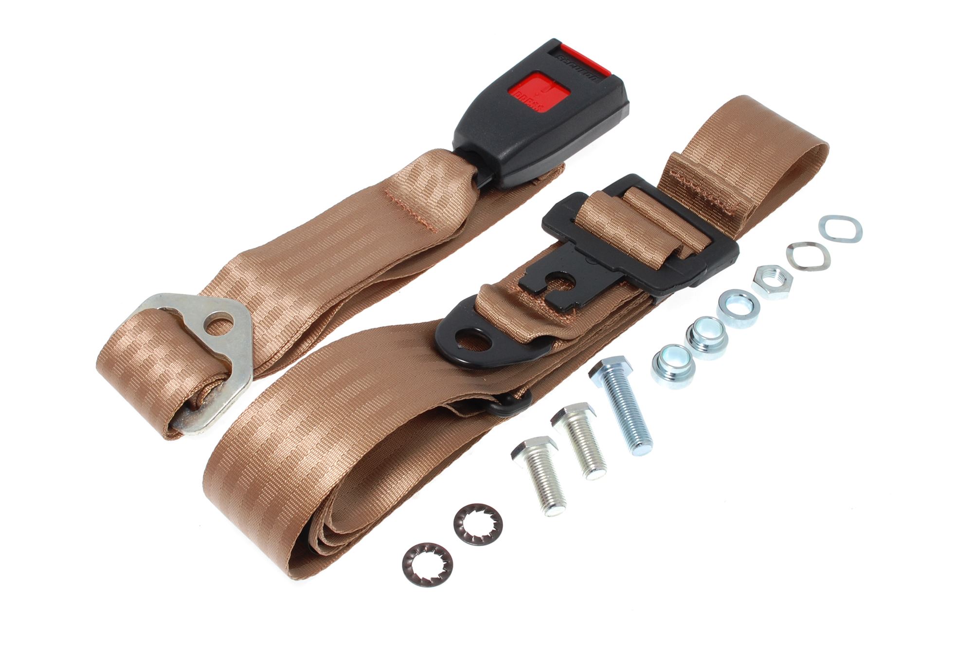 Static Lap Belt (single) Beige - LL1317BEIGE - Securon | Rimmer Bros