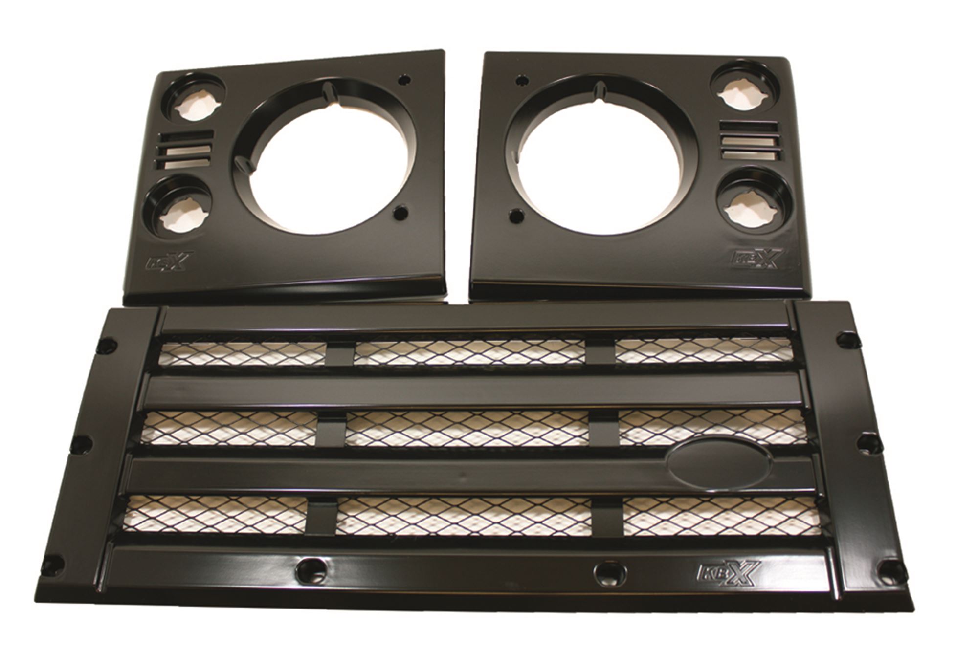 KBX Grille Kit Black with Black Mesh - LL1348BM - Aftermarket | Rimmer Bros