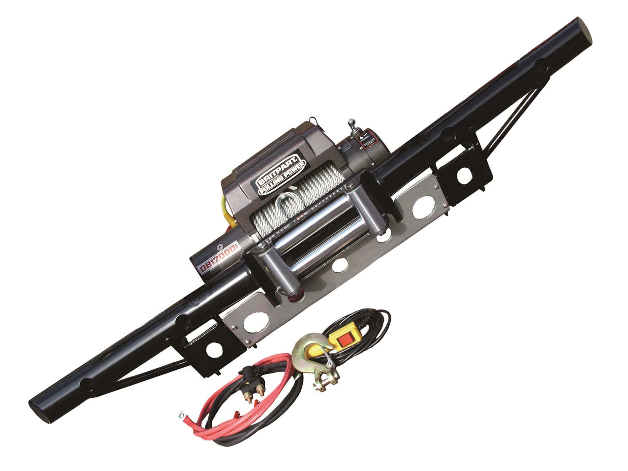 Britpart DB1319 Tubular Winch Bumper Kit - Defender | Rimmer Bros