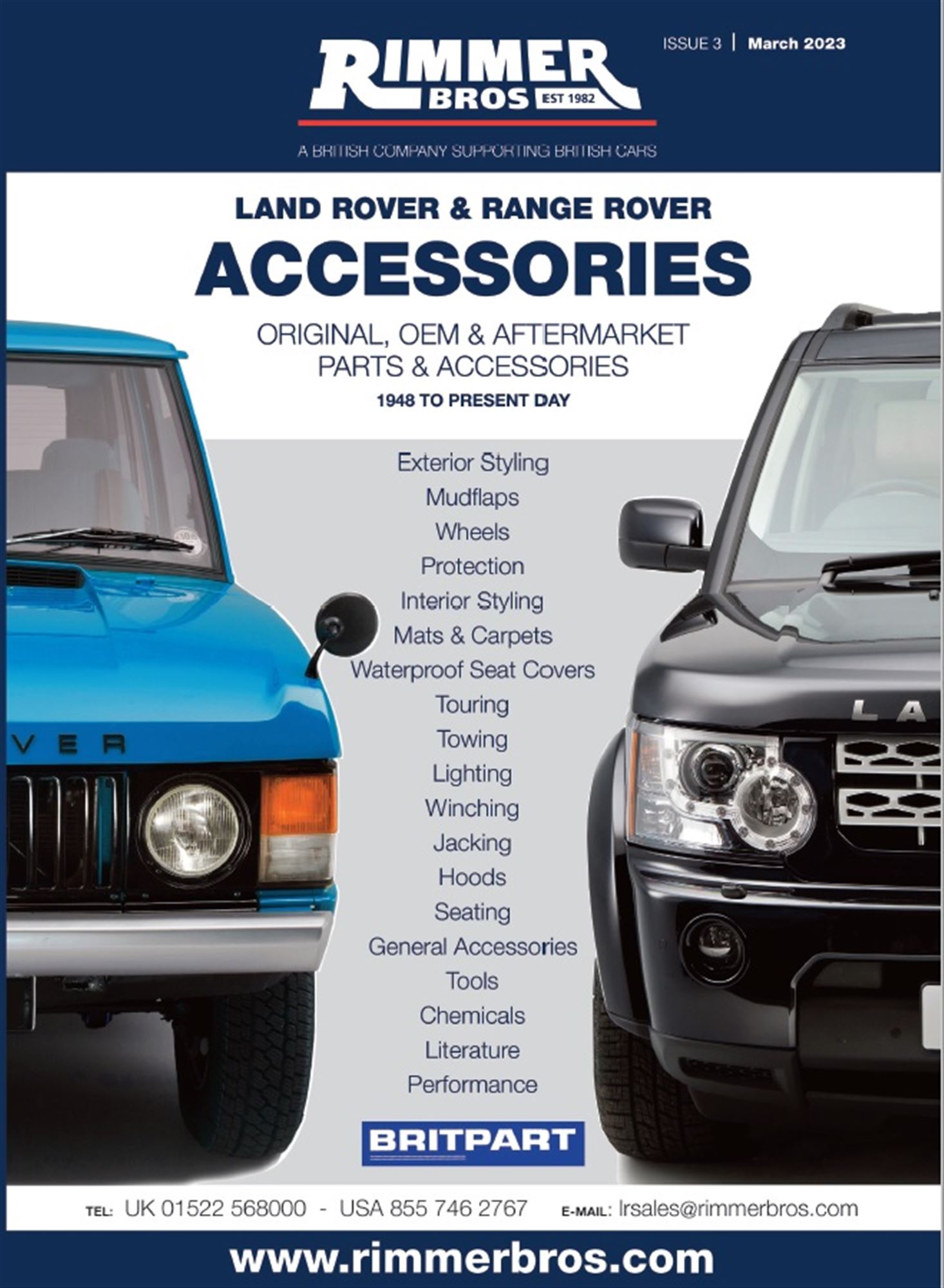 Land Rover Accessories Catalogue May 2023 - Rimmer Bros | Rimmer Bros