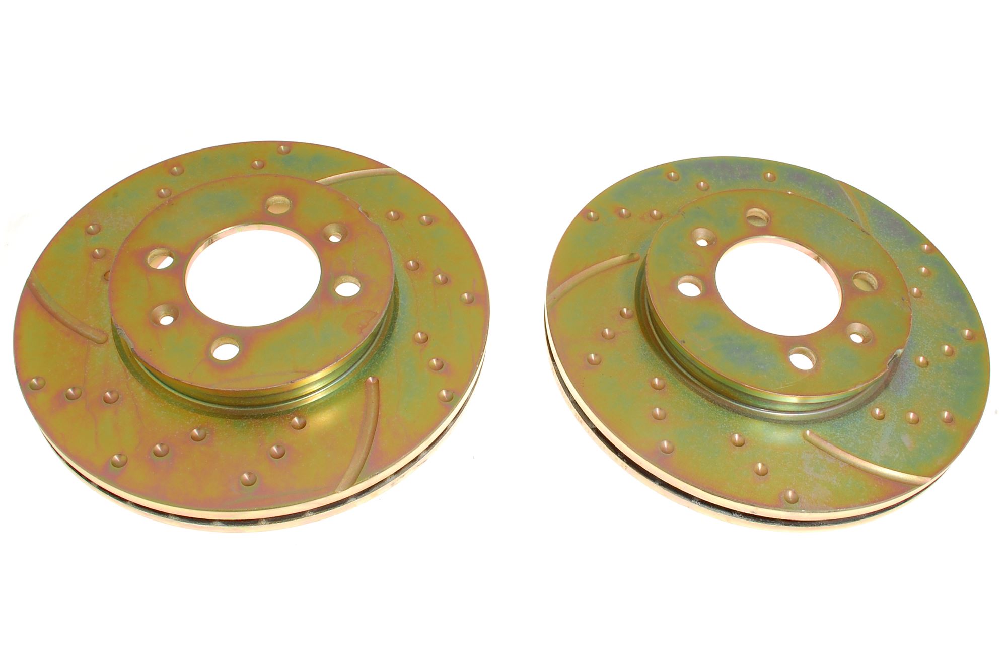 EBC Turbo Grooved Front Brake Discs - 240mm - Ventilated