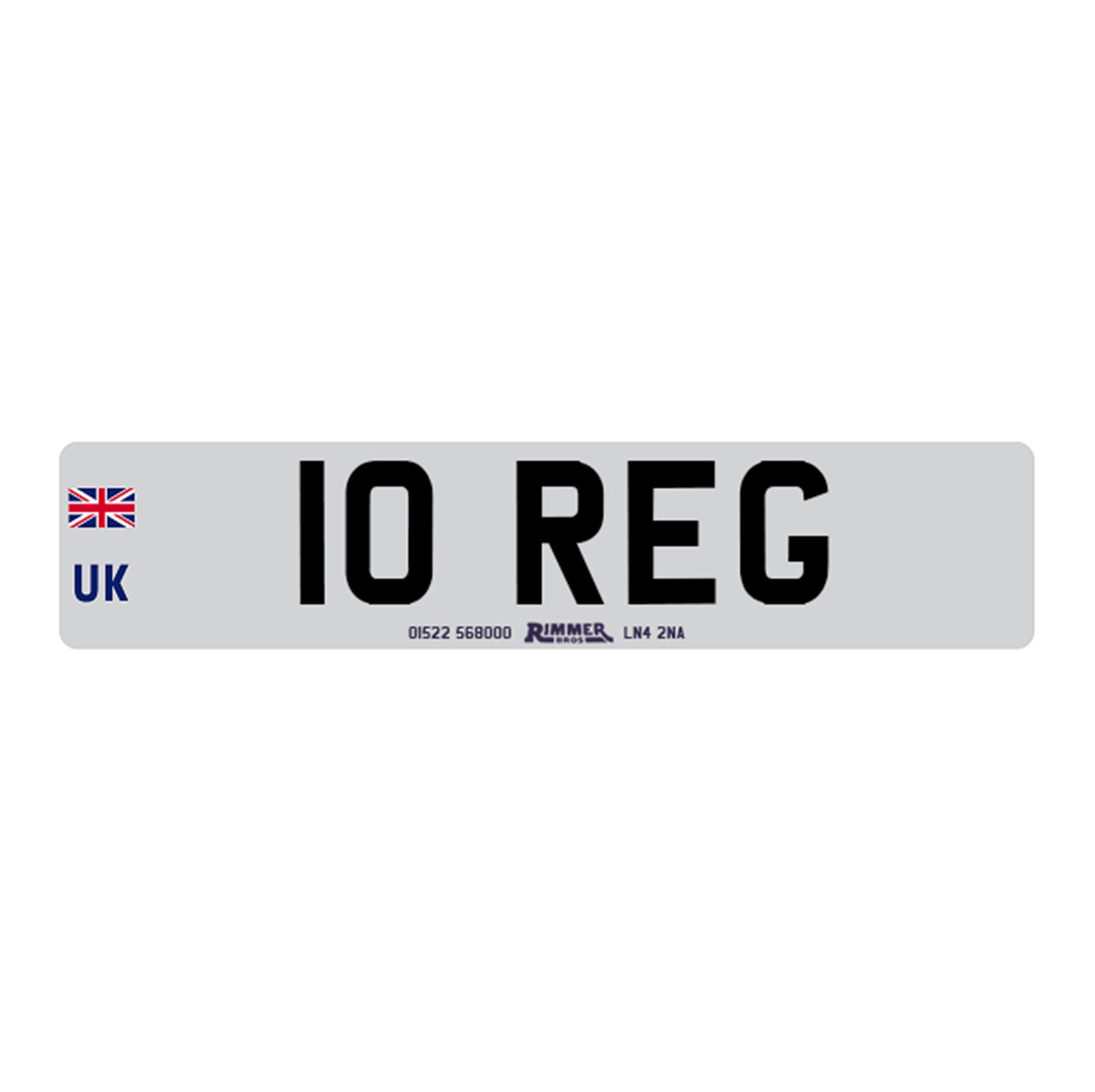 Number Plate Front Standard UK Logo - NPFUK | Rimmer Bros