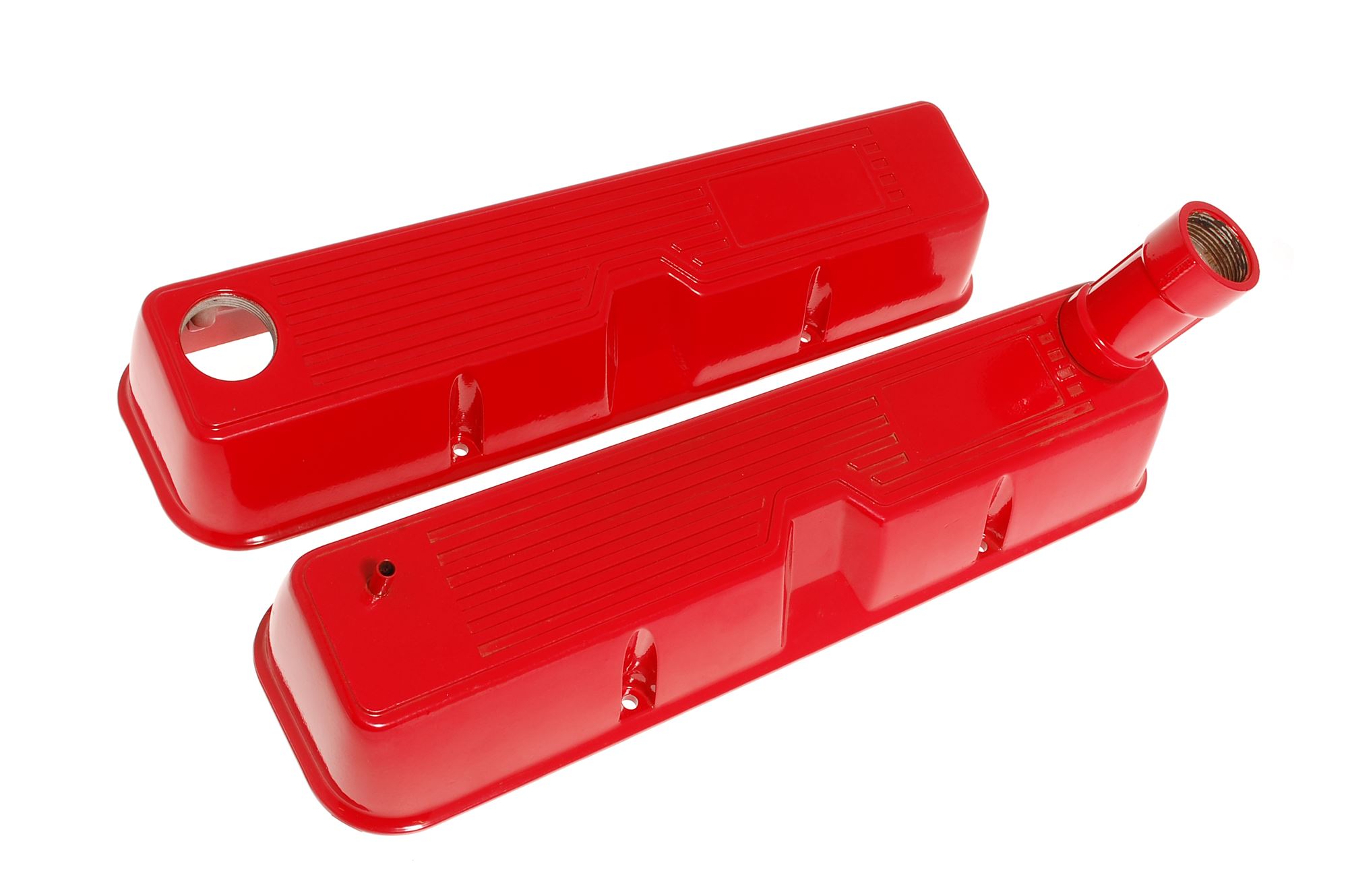 Rocker Covers - Powder Coated Pair - Red - RB7431PCRED