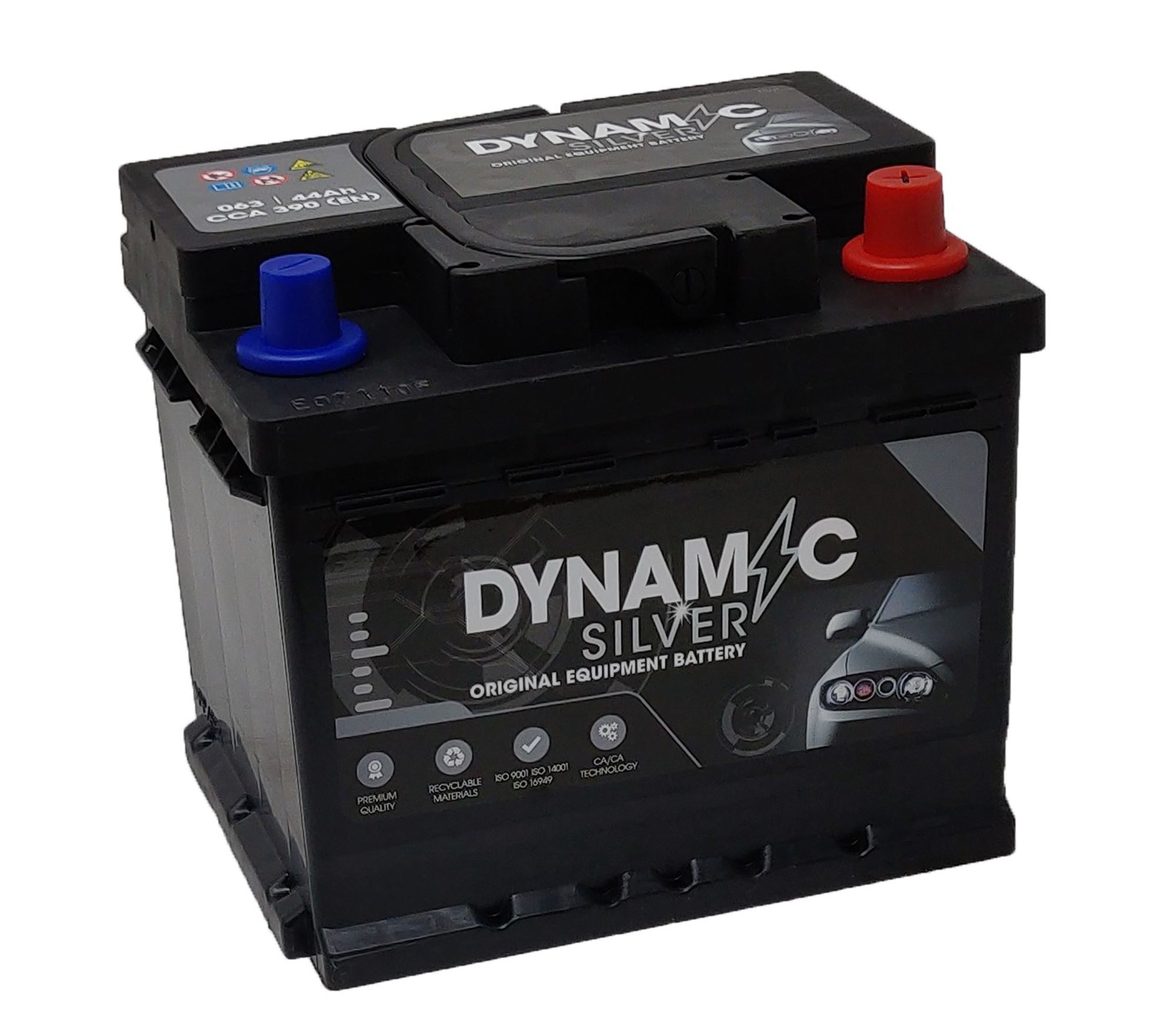 063 Battery 3 Year Warranty Dynamic Silver - RBAT063B