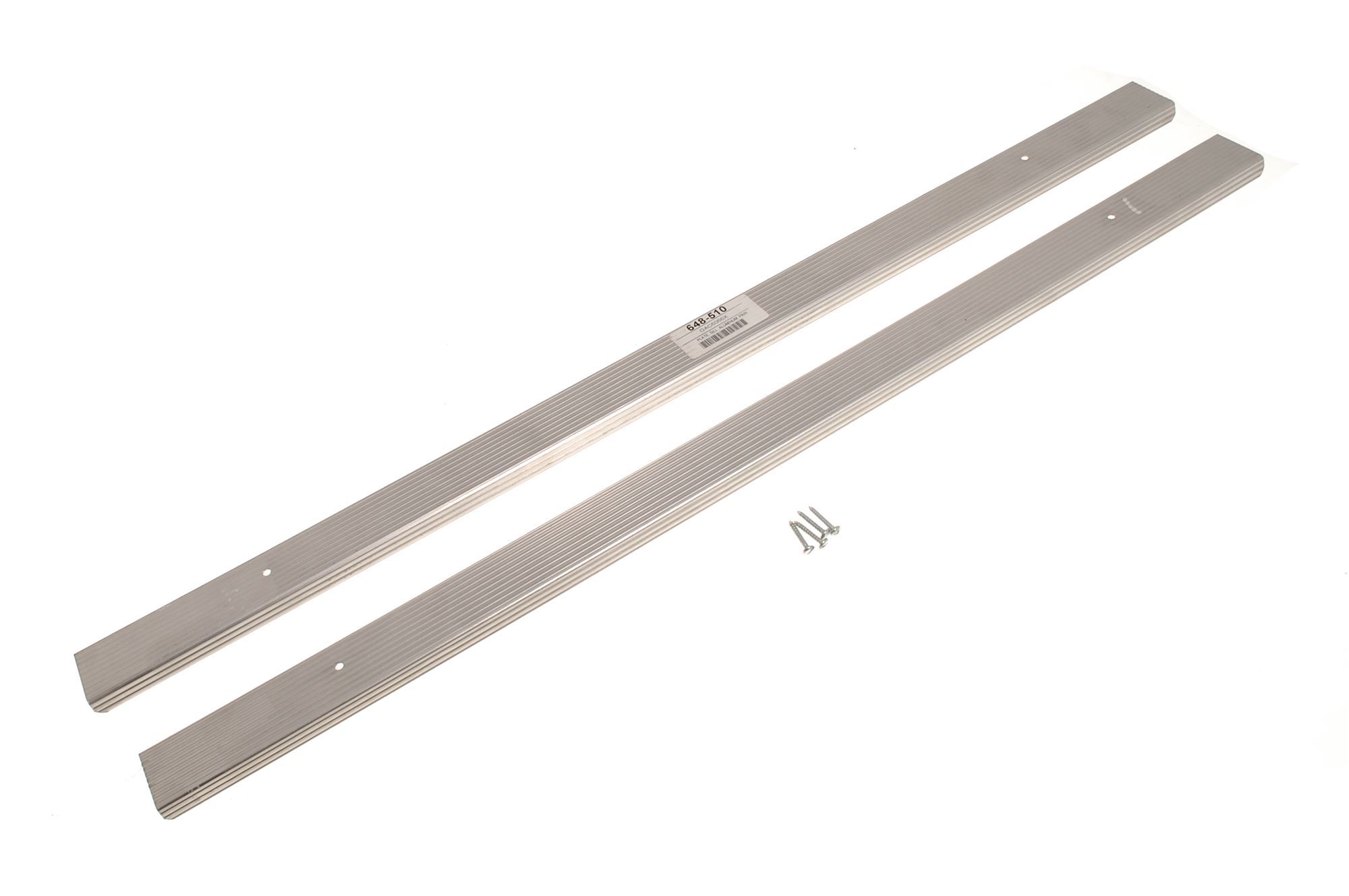 Kick Plates - Aluminium Ribbed Alloy Pr - w/o Logo - RF4129