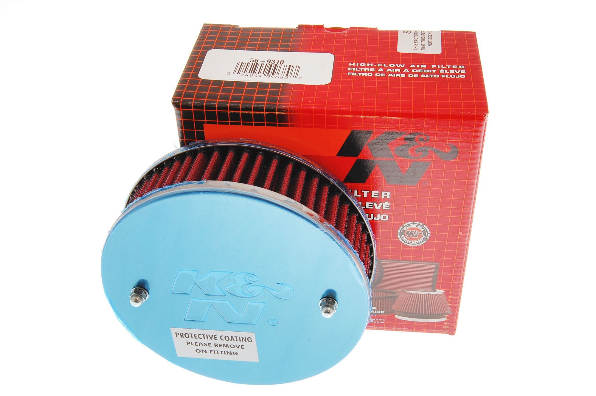 Air Filter (HS4 carbs) Single - RL1377 - K&N | Rimmer Bros