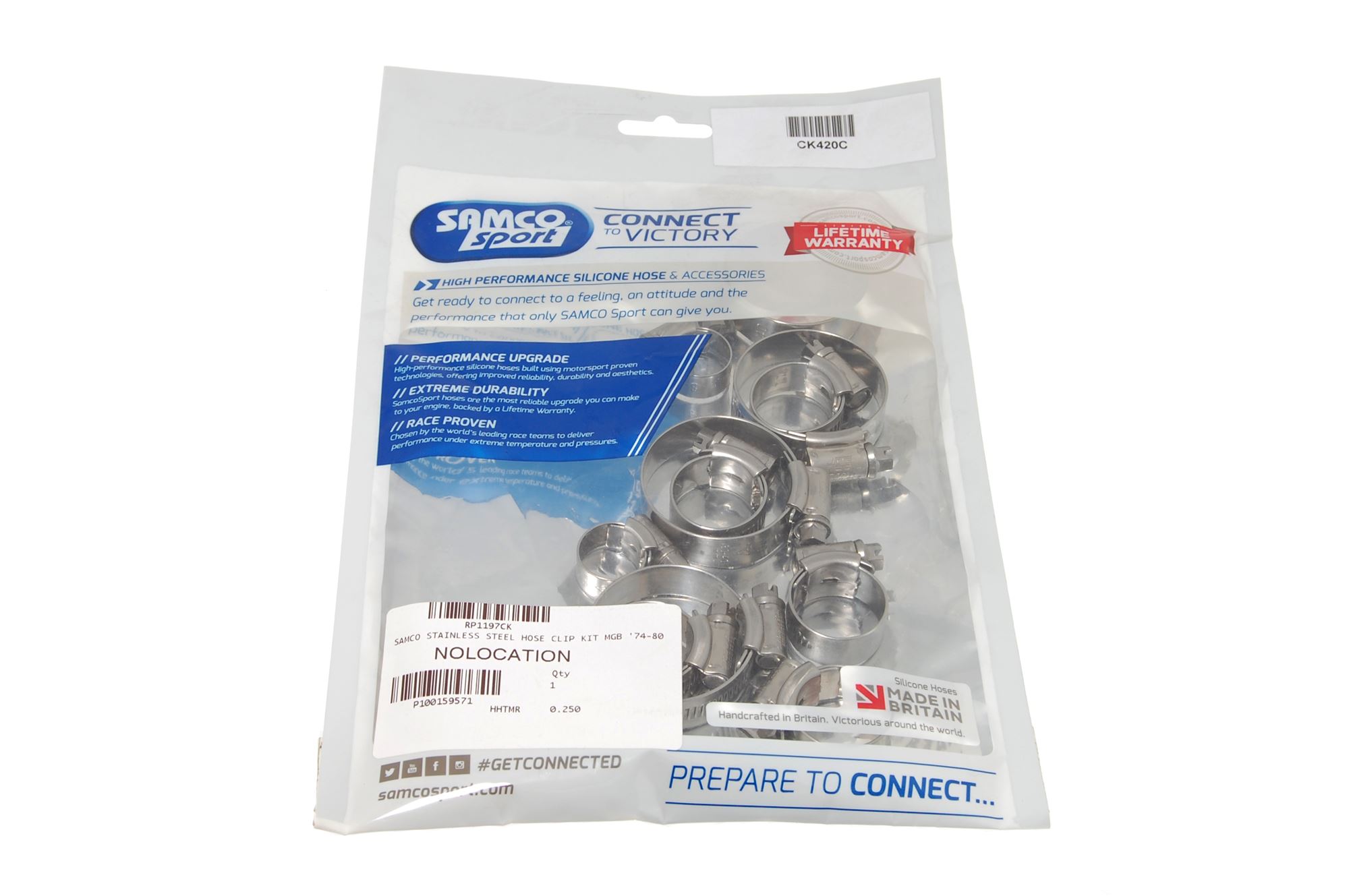 Samco Clip Kit - Stainless Steel - RP1197CK | Rimmer Bros