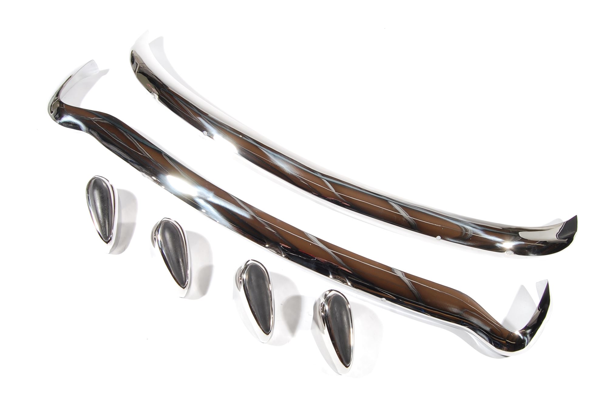 Stainless Steel Bumper Set - Front & Rear - MGB-MGB GT Late - RP1969 ...