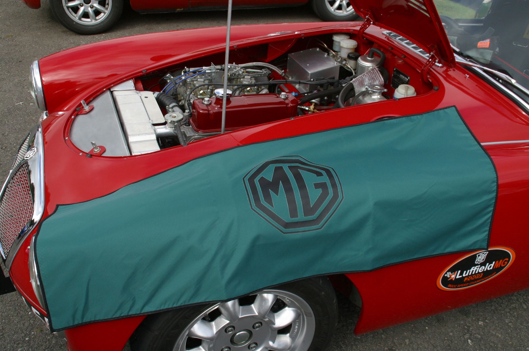 Wing Protection Cover MG Logo Green - Single - RX1611MG | Rimmer Bros