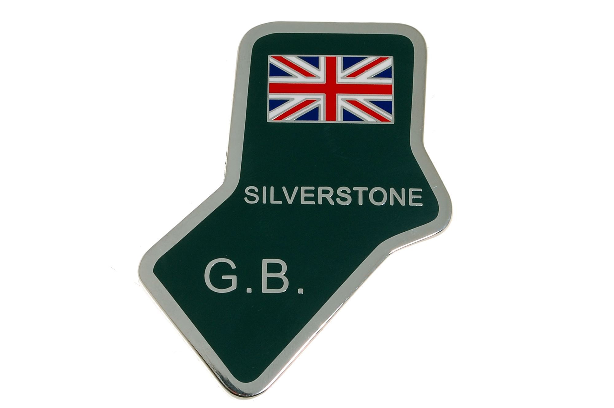 Enamel Badge - Silverstone Circuit - 60mm x 45mm - RX1690SS
