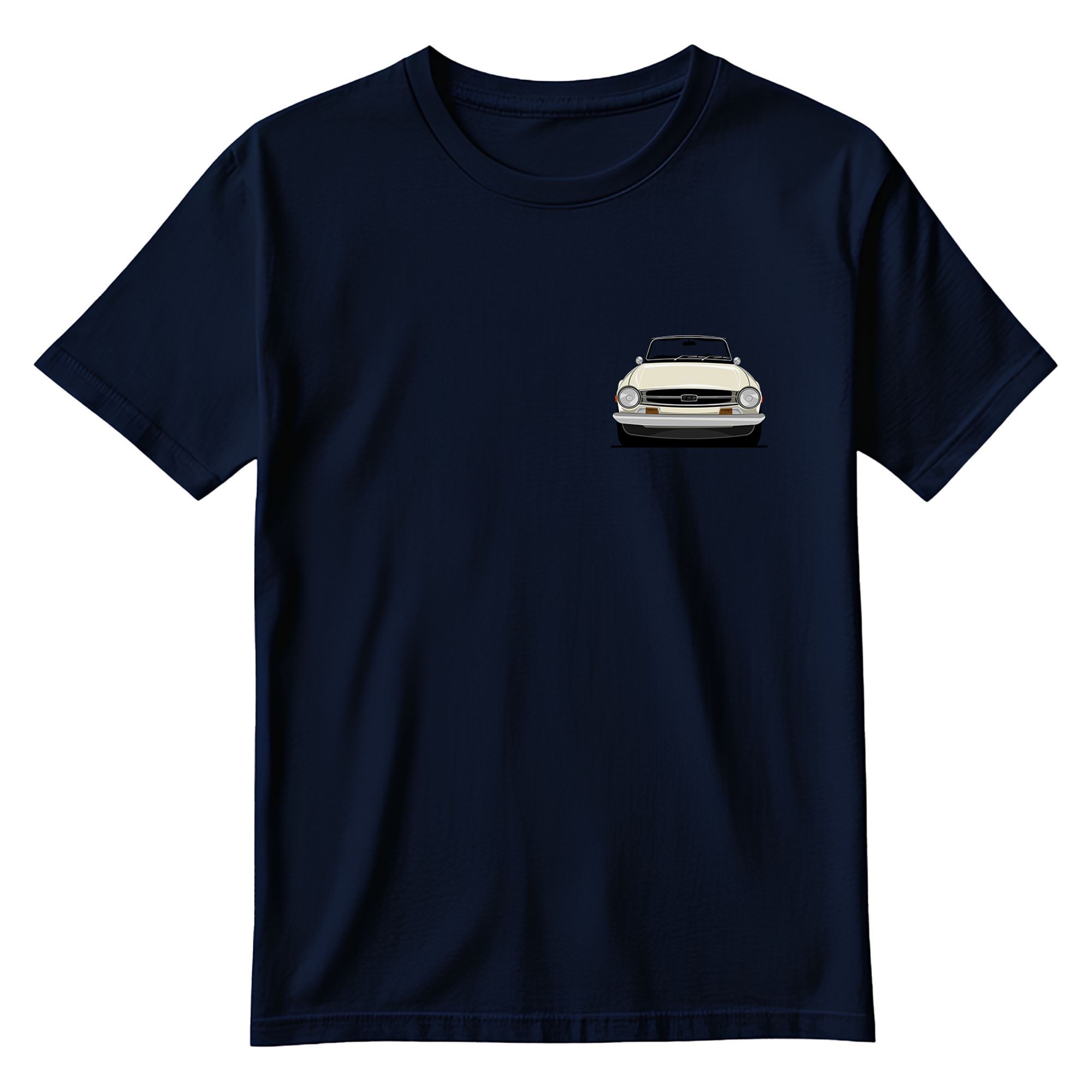 T-Shirt White TR6 Navy Shirt Large - RX4176 - Rimmer Bros | Rimmer Bros