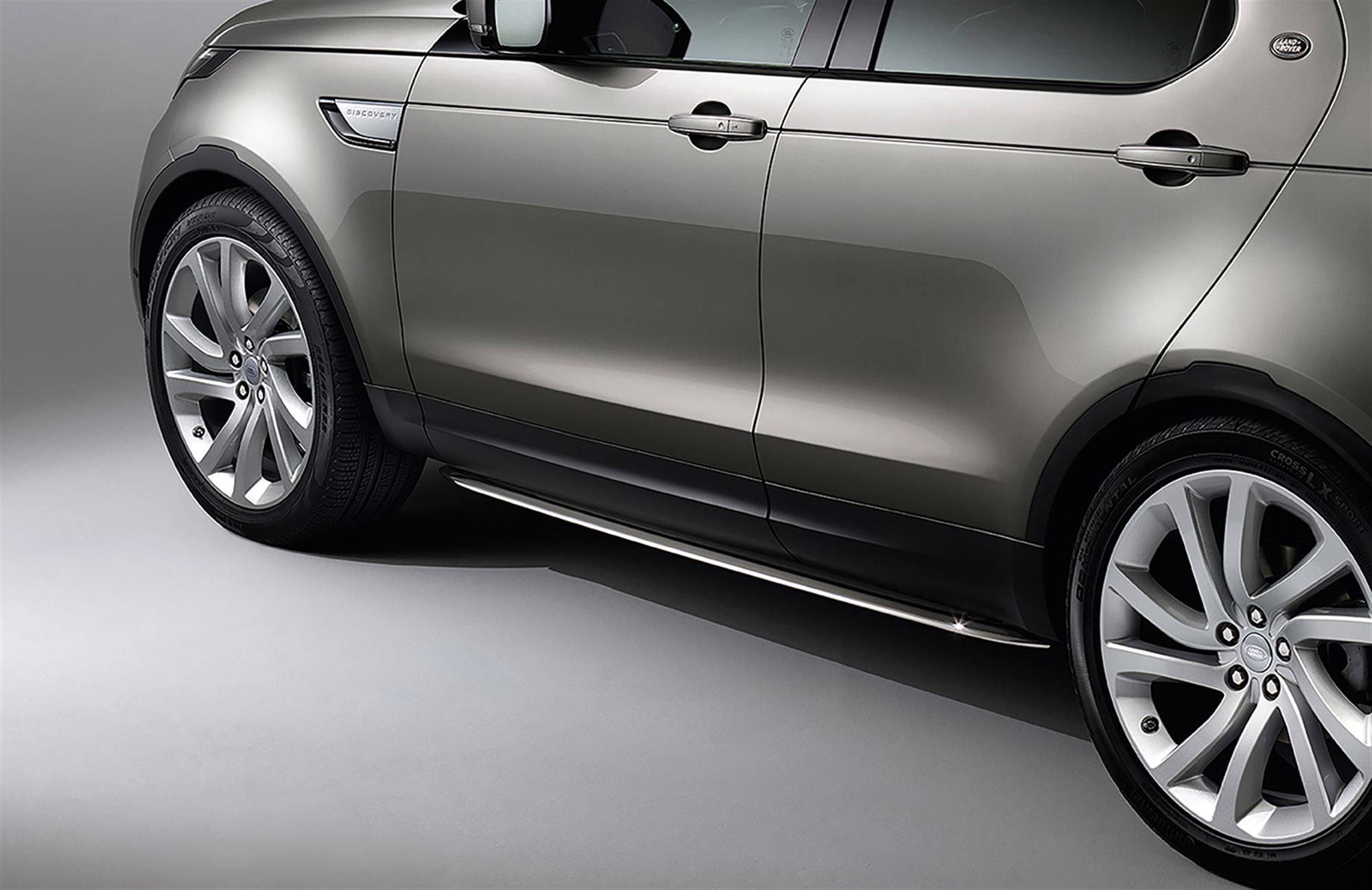 Genuine Land Rover Side Protection Tubes - Stainless Steel (pair ...