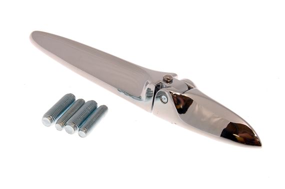 Boot Hinge RH - Chromed - TR2-3 - 650023 | Rimmer Bros