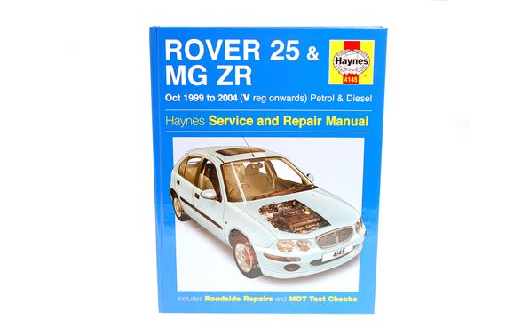 Haynes Workshop Manual - Rover 25 & MGZR - V to 54 - RP1004