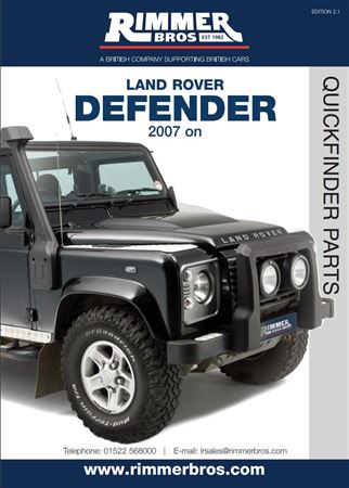 Land Rover Defender 2007 Parts Catalogue | Reviewmotors.co