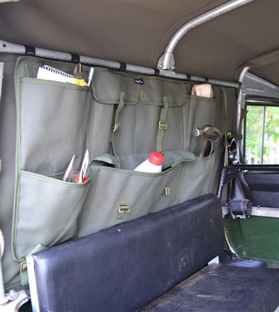 Side Stowage Bag Canvas Khaki - EXT38237 - Exmoor | Rimmer Bros