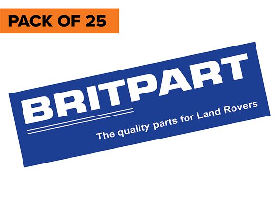 Britpart Sticker 300 x 90mm - EXTERIORSTICKER - Britpart | Rimmer Bros