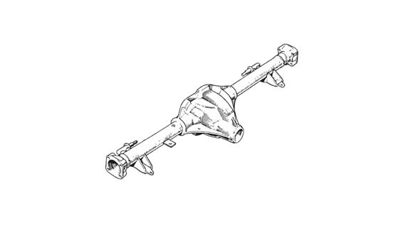 MGB Rear Axle Assemblies - V8 - Tube Type | Rimmer Bros