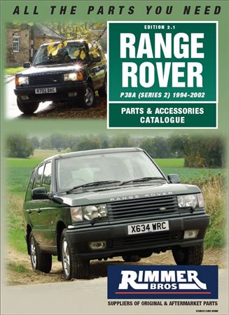 Range Rover P38A Catalogue 1994-02 - RR CAT P38A - Rimmer Bros | Rimmer ...