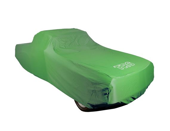 TR6 Indoor Tailored Car Cover - Green - RR1203GREEN | Rimmer Bros
