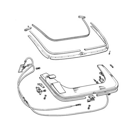 Triumph Stag Tonneau/Hood Stowage Cover | Rimmer Bros