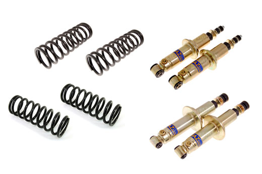 GAZ F & R Shock Kit w Uprd Springs - Ride Adjus - RT1182GAZ