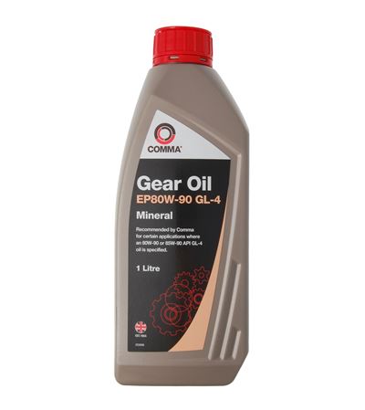 Comma Gear Oil - EP80W-90 1 Litre - XPGO41L | Rimmer Bros